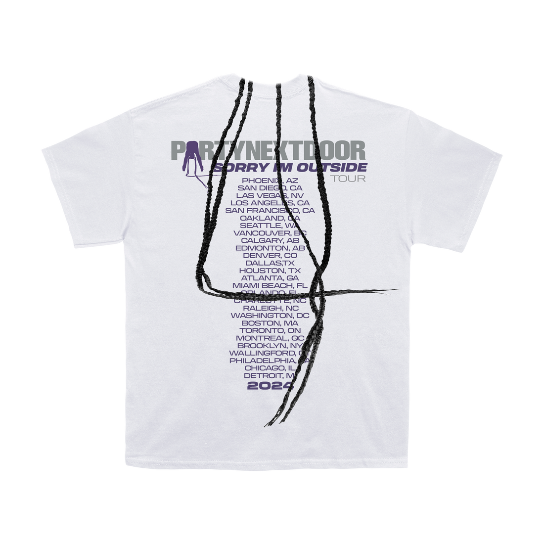 PND Braid Tee | PartyNextDoor Official Merch Store